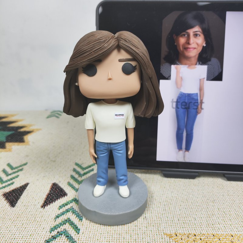 【客製化3D人像公仔】訂製手工Funko Pop男生朋友老公生日禮物 - 設計館 uDesign優湛 玩偶/公仔 - Pinkoi