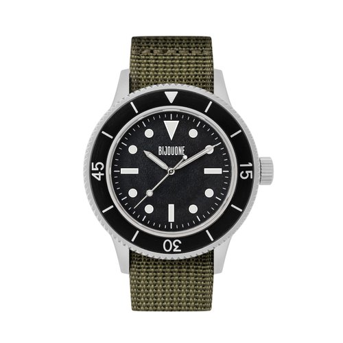 BIJOUONE彼樹灣C01山系運動藍寶石鏡面夜光功能精鋼手錶 - 設計館 BIJOUONE 男錶/中性錶 - Pinkoi