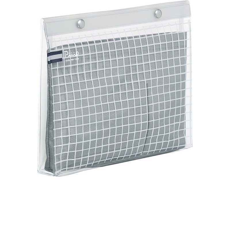 KOKUYO PiiiP A5 透明收納包 銀灰 KOKUYO｜鉛筆盒/筆袋人氣榜 - Pinkoi