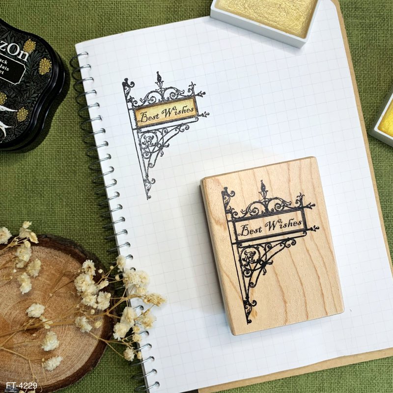 楓木印章-古典街牌 FT-4229 貝登堡K-KINGDOM｜印章/印台人氣榜 - Pinkoi