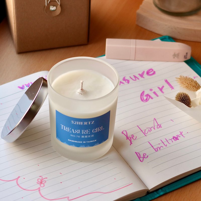 NO.76 寶藏女孩/天然大豆香氛蠟燭150g 花香系列 沃茲香氛 WHERTZ SCENT｜香氛蠟燭/燭台人氣榜 - Pinkoi