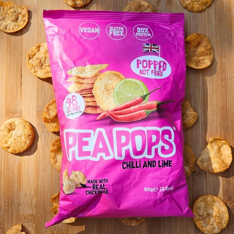 【啤酒絕配/低卡零食】Pea Pops香辣萊姆脆片~吮指回味 - 設計館 PALIER 零食/點心 - Pinkoi