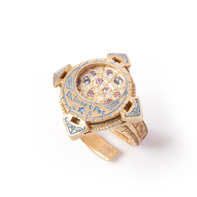 星座早見盤リング(GD) Star Chart RN214GD palnartpoc｜戒指人氣榜 - Pinkoi