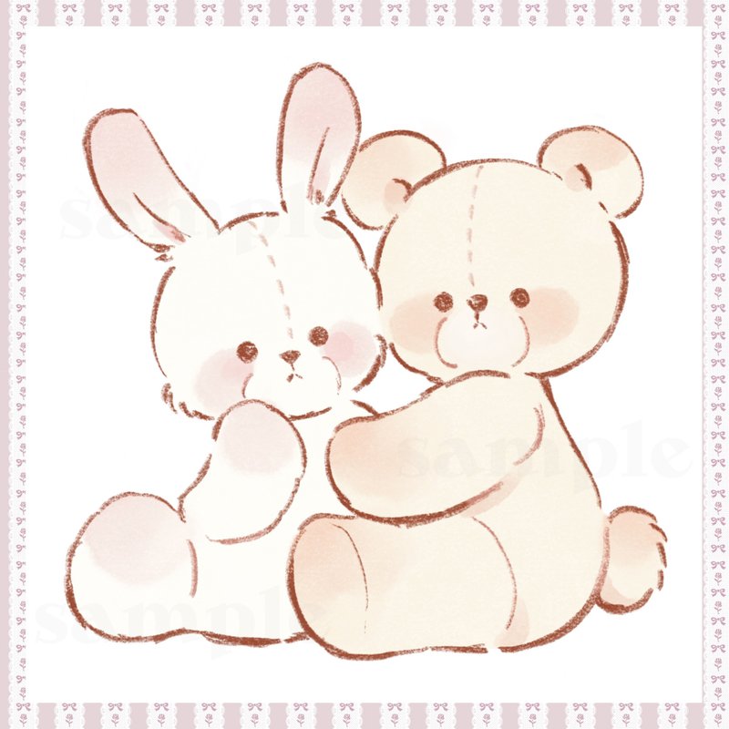 usakuma aisu｜貼紙人氣榜 - Pinkoi