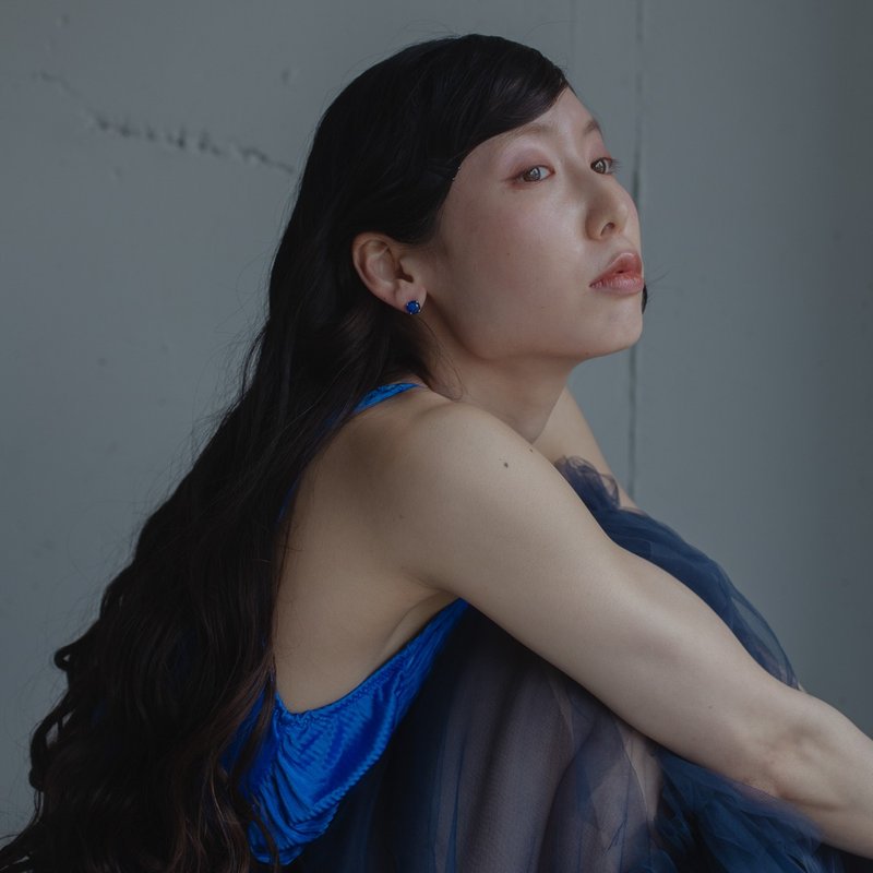 Blue Milkyway ラウンド スタッドピアス【ドラゴンズブレス】 - 設計館 sasanka 耳環/耳夾/耳骨夾 - Pinkoi