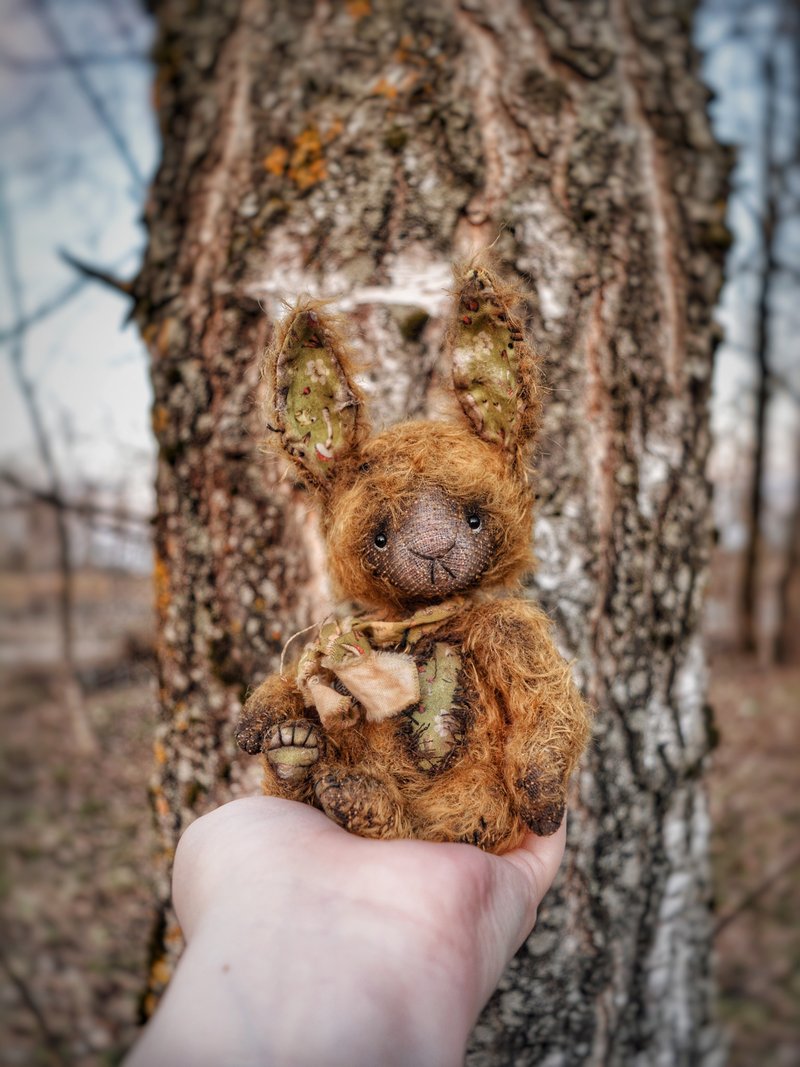 Artist Teddy rabbit Taffy Vintage Style OOAK Handmade Cute doll ...