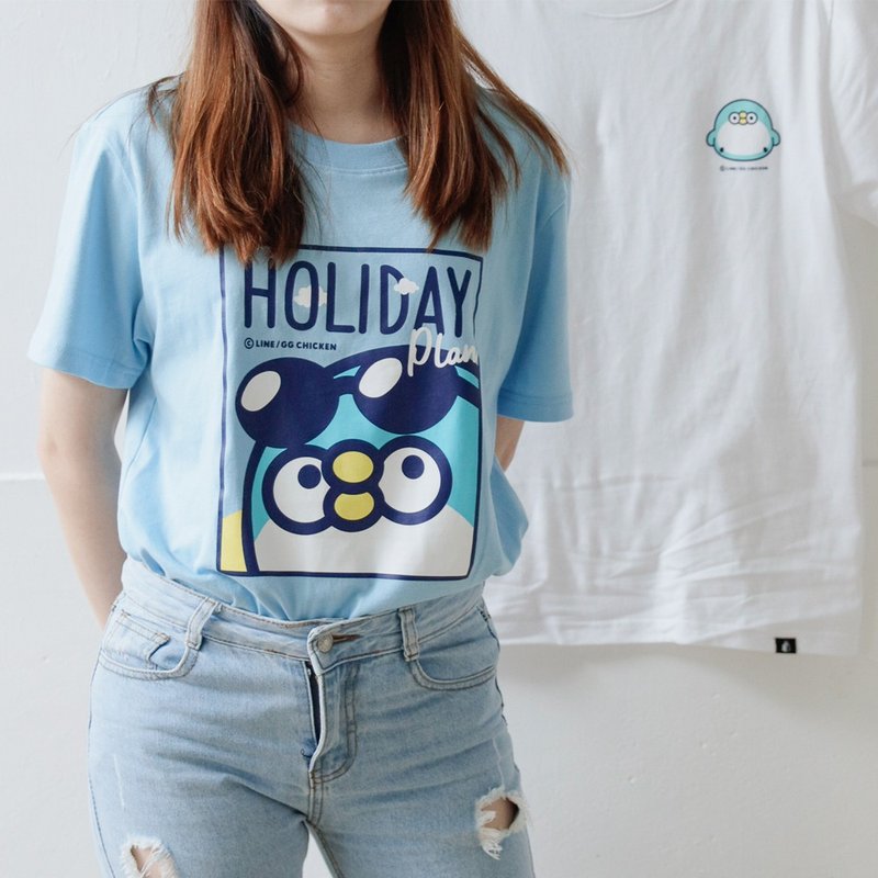 PP mini 小小企鵝 - 小小企鵝短T 渡假款 聚塔｜女 T 恤人氣榜 - Pinkoi