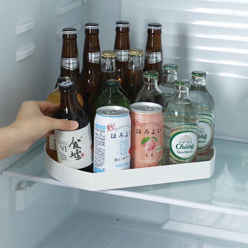 日本霜山 360度旋轉式多功能調味料/瓶罐收納架-半圓款 日本霜山 SHIMOYAMA｜居家收納/收納盒/儲物盒人氣榜 - Pinkoi