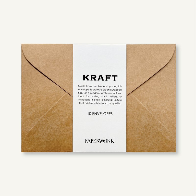 A6信封 牛皮紙系列 原色 PAPERWORK 紙本作業｜信封/信紙人氣榜 - Pinkoi