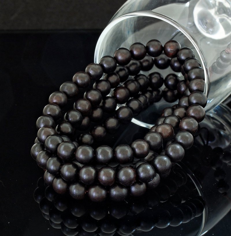 入門級黑檀木珠 108粒 三圈 8mm 手鍊 HK-Accessories｜手鍊/手環人氣榜 - Pinkoi