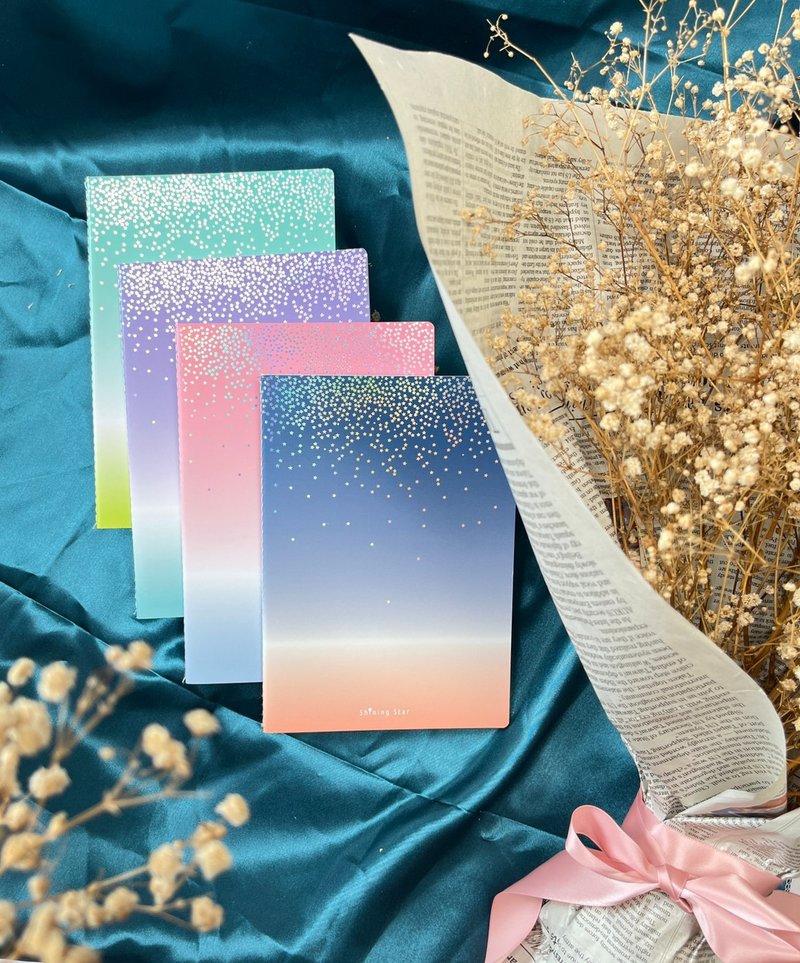 璀璨星空車線筆記本 4本入 EGO｜筆記本/手帳人氣榜 - Pinkoi