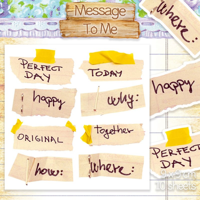 Message to me (honne market) honne market｜貼紙人氣榜 - Pinkoi