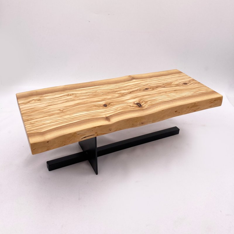 Iron wood and olive wood table display racks, table shelves, furnishing ...