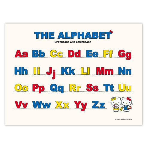 Hello Kitty 正版授權 ABC 字母掛布 - 設計館 Drizzle 好滴工作室 海報/掛畫/掛布 - Pinkoi