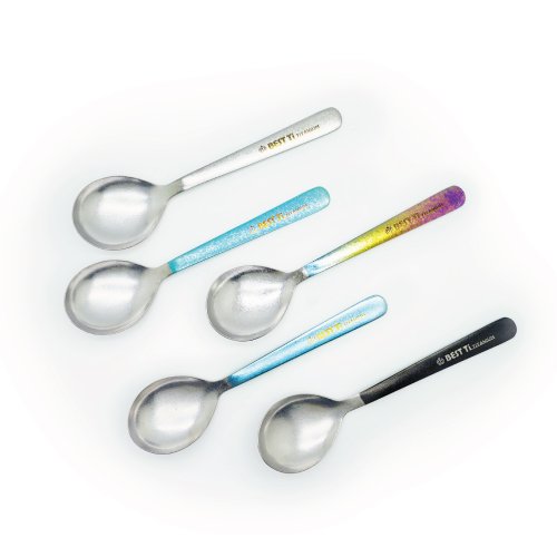 Pure titanium ice crystal spoon, soup spoon, pure titanium spoon ...