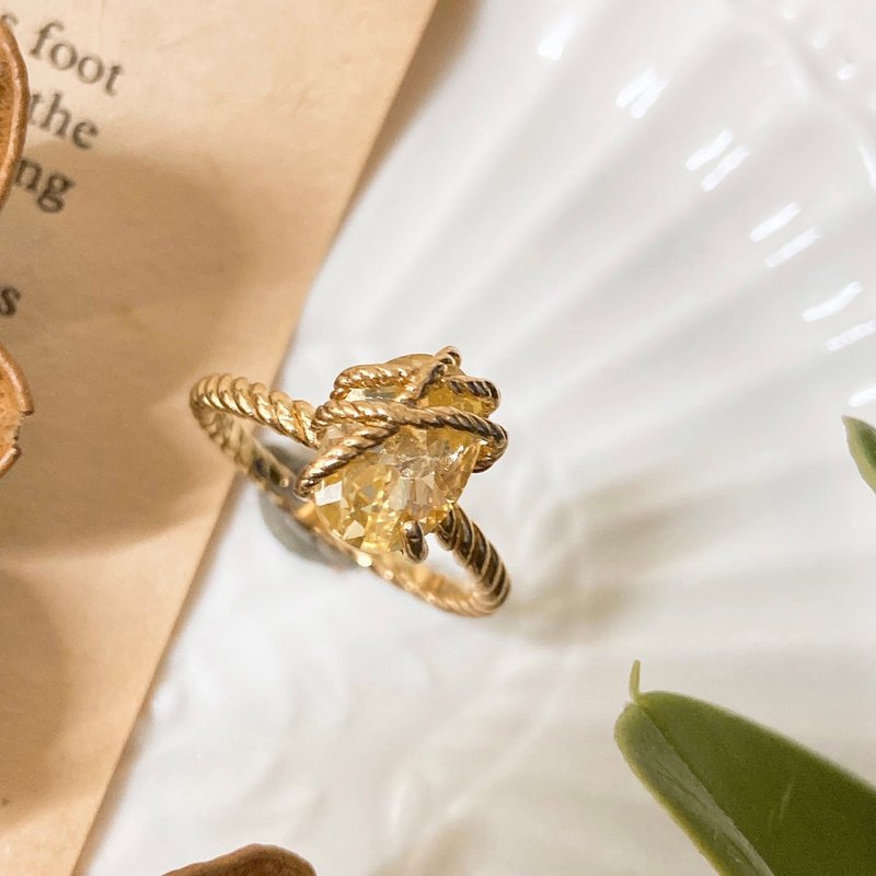 [Western Antique Jewelry] Inlaid Design Linen Natural Winding ...