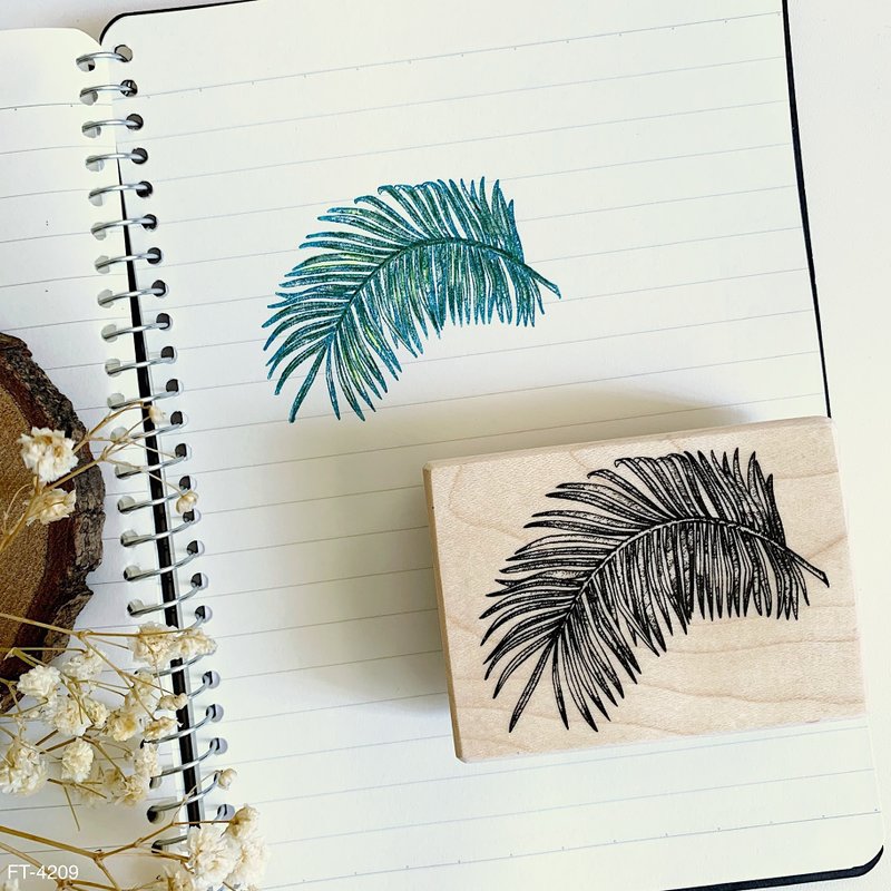 楓木印章-棕梠葉 FT-4209 貝登堡K-KINGDOM｜印章/印台人氣榜 - Pinkoi