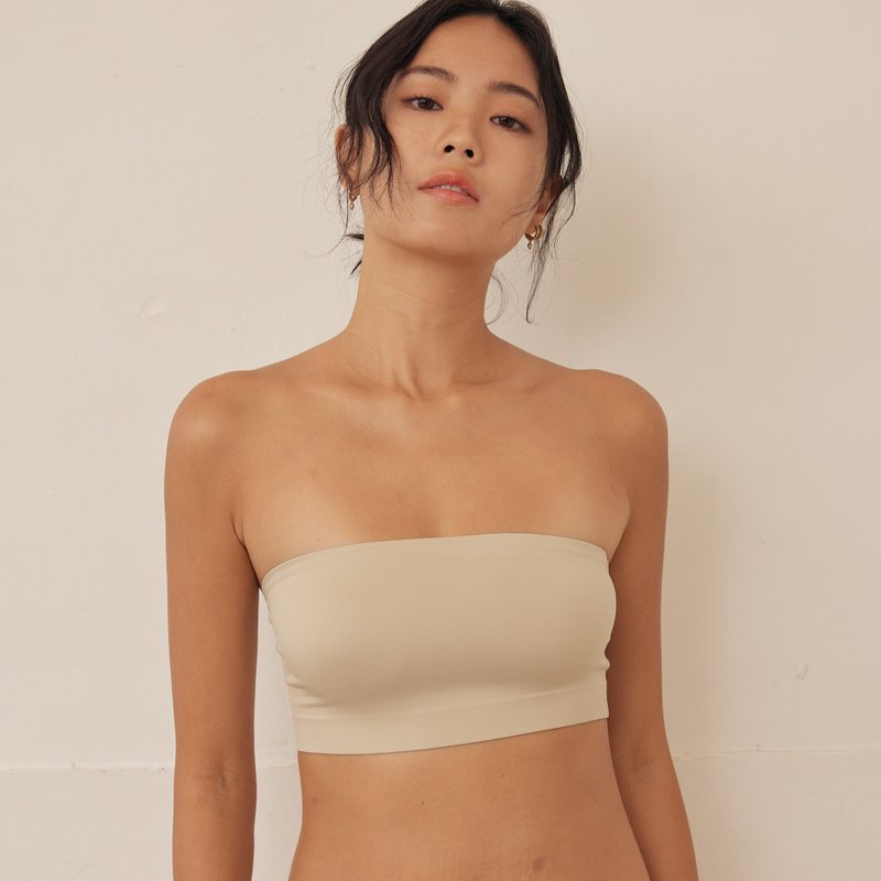 柔亮・無墊防滑平口內衣-附胸貼 韌 REN｜無鋼圈內衣｜女內衣褲人氣榜 - Pinkoi
