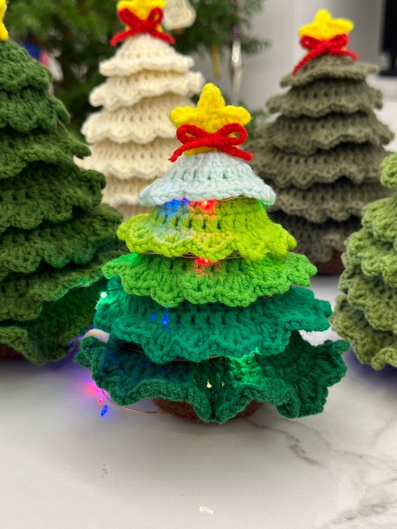 五層聖誕樹 Pearl murmur x 法式手工編織｜擺飾/家飾品人氣榜 - Pinkoi
