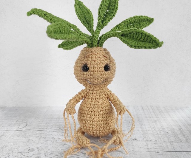 Mandrake Root Large Mandrake Design A Mandrake Handmade Mandrake Doll ...