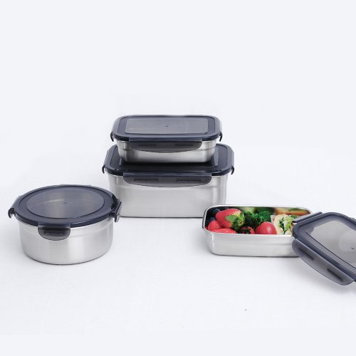 Korea JVR 304 Stainless Steel fresh-keeping box - practical 4 into the ...