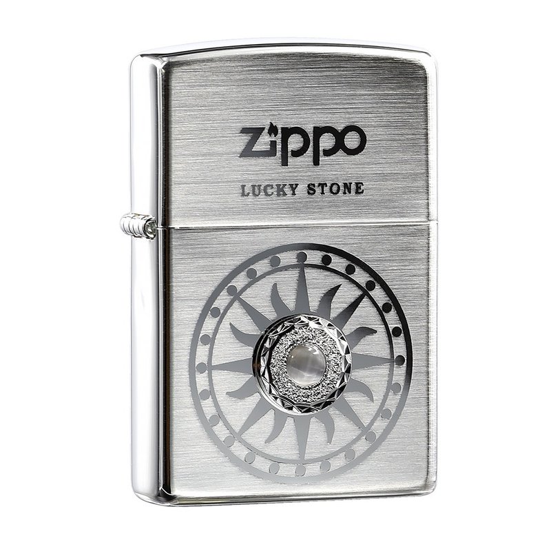 [ZIPPO Official Flagship Store] Lucky Stone(White) Windproof Lighter ZA-1-26C - Shop zippo Other ...