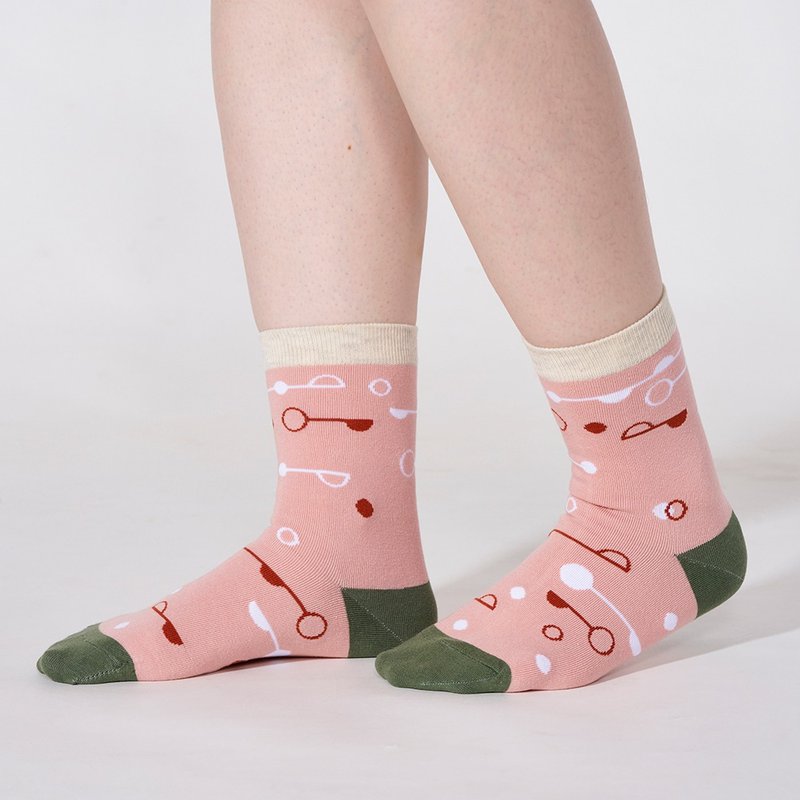 Tick tick 3:4 /pink/ socks - Shop needosocks Socks - Pinkoi