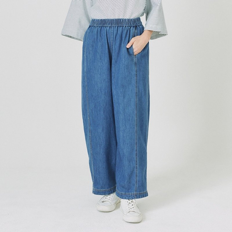 【Simply Yours】牛仔寬鬆哈倫褲 深藍F Simply Yours｜女長褲人氣榜 - Pinkoi