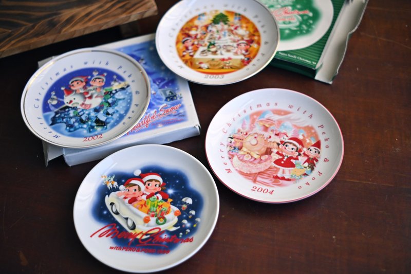 絕版FUJIYA不二家聖誕紀念瓷盤 從古至今百貨行｜盤子/餐盤/盤架人氣榜 - Pinkoi