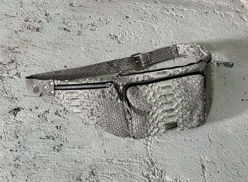 Snakeskin Unisex Fanny Pack, Python Leather Waist Bag, Snakeskin Belt Bag belp-atelier｜其他人氣榜 ...