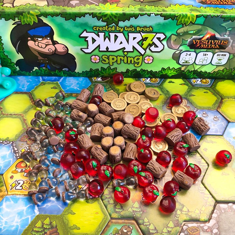 Deluxe Resource Tokens compatible with Dwar7s Spring board game - Shop Holy Tokens Board Games ...