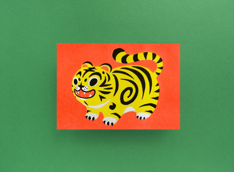 老虎明信片 dotdotdot｜卡片/明信片人氣榜 - Pinkoi