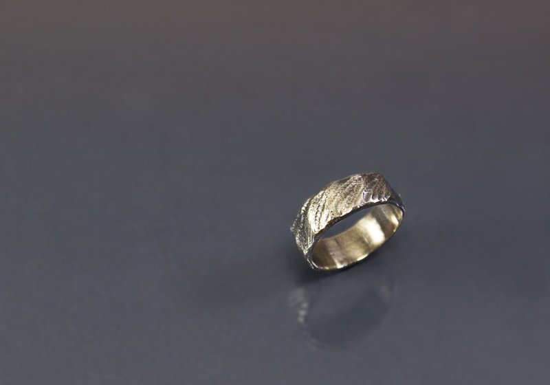 Texture series - scratches special Bronze ring - Shop maple14113 ...