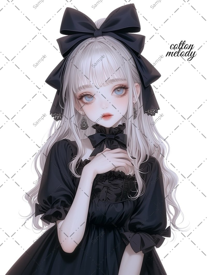 original sticker no.1256 人物ステッカー オリジナルステッカー 人物ステッカー 女の子ステッカー オリジナル人物ステッカー cotton-melody｜貼紙人氣榜 ...