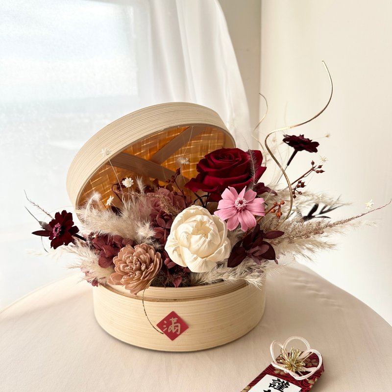 The Spring Festival limited-edition preserved flower gift box is ...