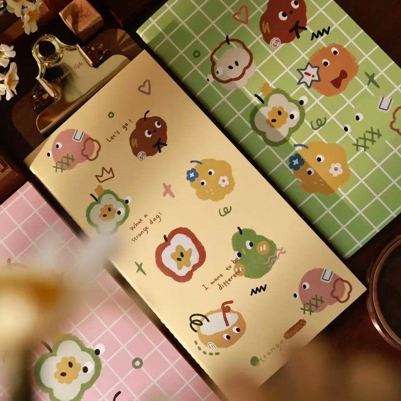 鹽繫手帳彩色糖果彩色內頁TN本特種紙混合內頁硫酸紙 壹洱 - Pinkoi 限時優惠活動