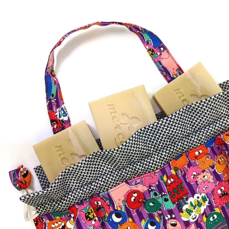 天沐月和好時光手工皂洗沐方案-一縷花香束口禮袋 Mercy Soap手工皂專賣店｜肥皂/手工皂人氣榜 - Pinkoi