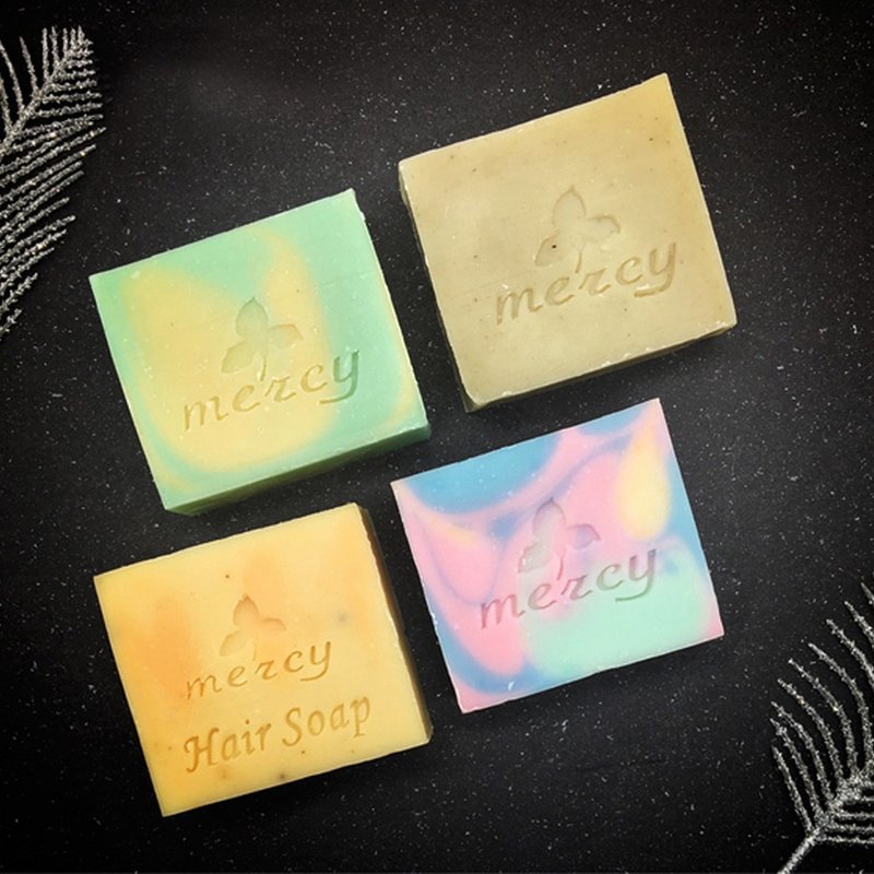 五感洗沐全方位禮盒組///四入禮盒組 Mercy Soap手工皂專賣店｜肥皂/手工皂人氣榜 - Pinkoi