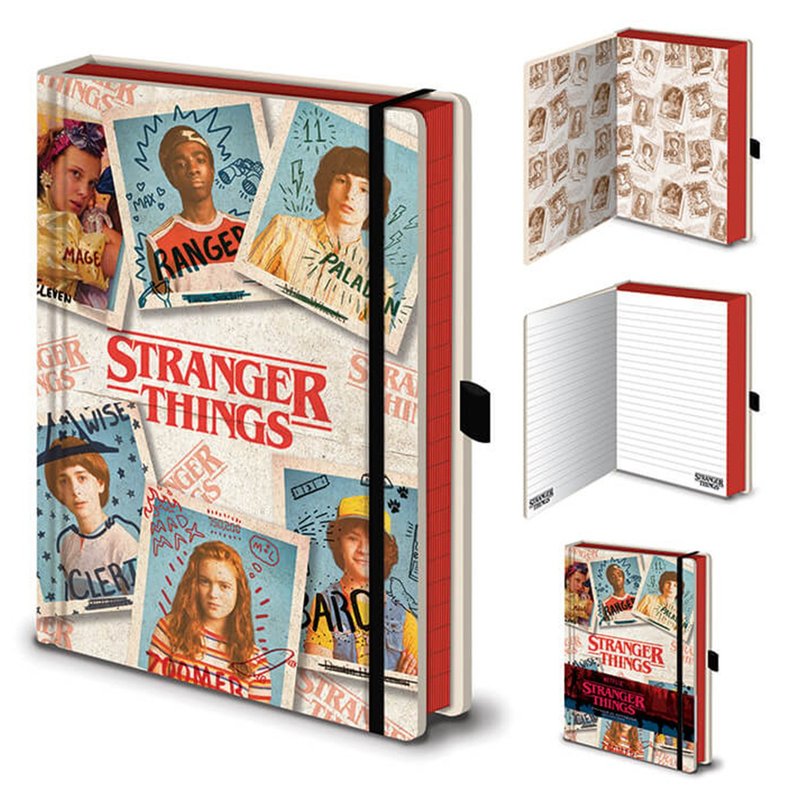 [Stranger Things] Stranger Things Protagonist Group Cover A5 Notebook ...