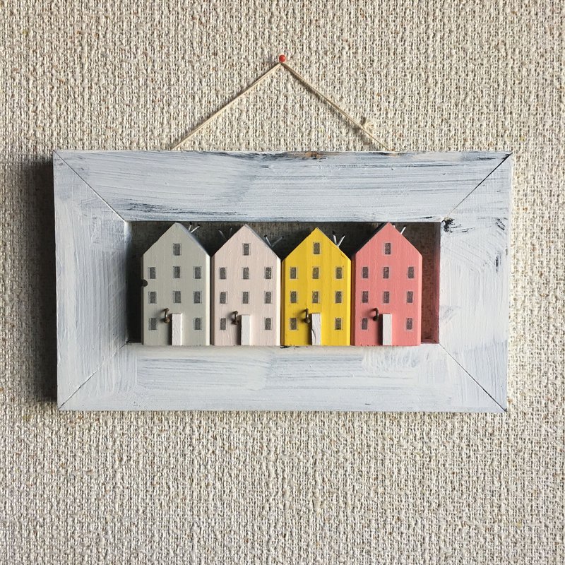 流木インテリア-潮騒とカモメ-M009-壁掛け-長方形 Savoy design｜擺飾/家飾品人氣榜 - Pinkoi