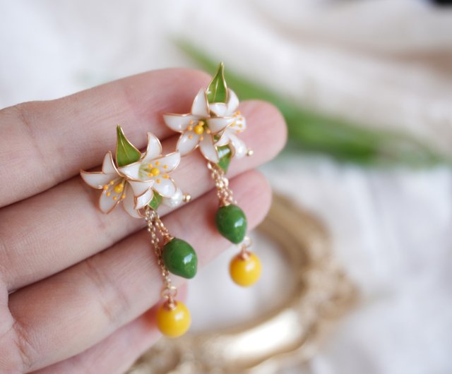 Bronze earrings wedding store