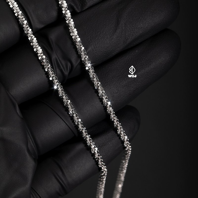 Wbj訂製珠寶 3mm純銀星空鍊 925純銀項鍊 WBJ訂製珠寶｜項鍊人氣榜 - Pinkoi