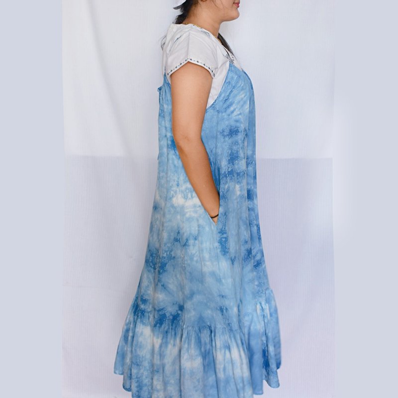 Indigo Dress Oversize - HOMRAK HOMRAK｜洋裝/連身裙人氣榜 - Pinkoi