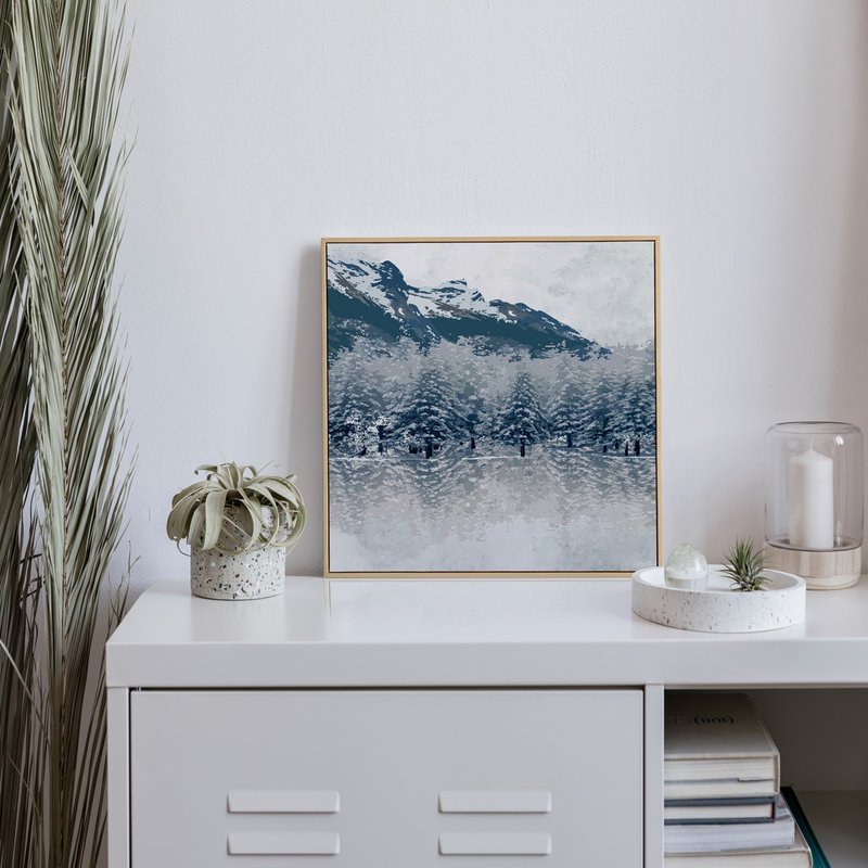 雲杉林II - 冬天杉林自然系掛畫/居家擺設裝飾畫/森林攝影擺設 菠蘿選畫所｜海報/掛畫/掛布人氣榜 - Pinkoi