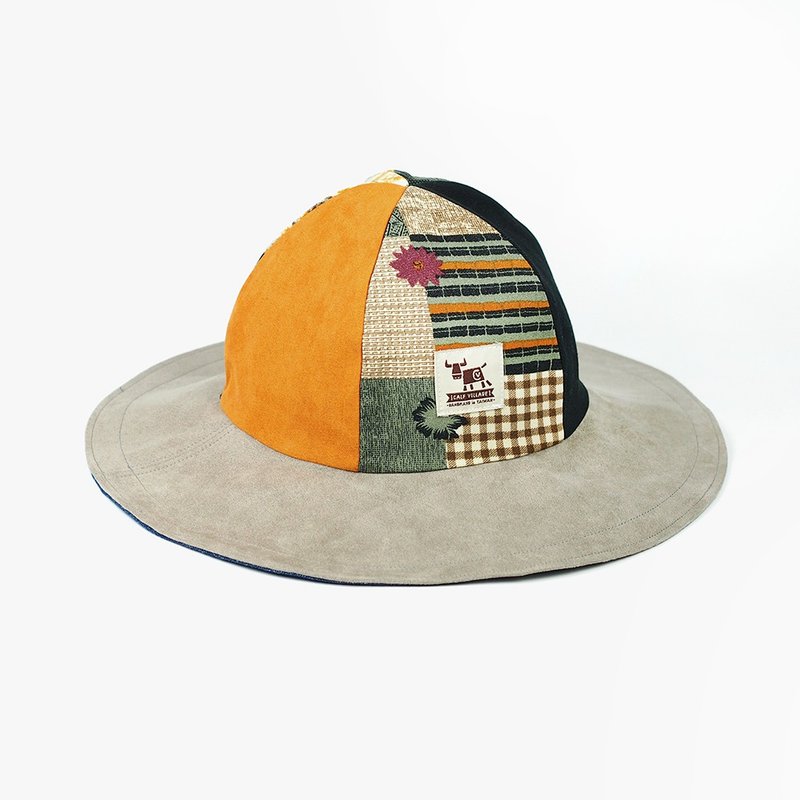 Handmade double-sided hat - Shop calf-village Hats & Caps - Pinkoi
