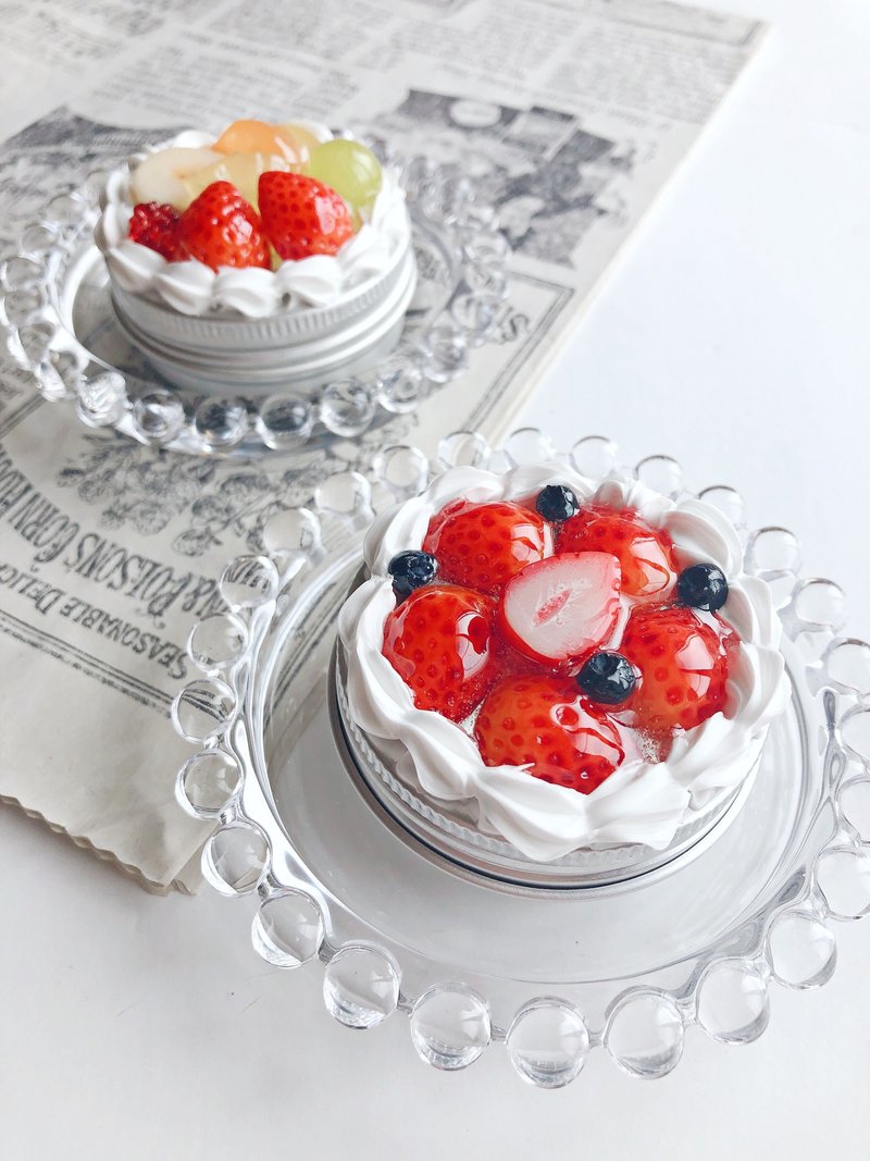 ツヤツヤ苺タルトの小物入れ スイーツデコ Fake sweets momo - Pinkoi 限時優惠活動