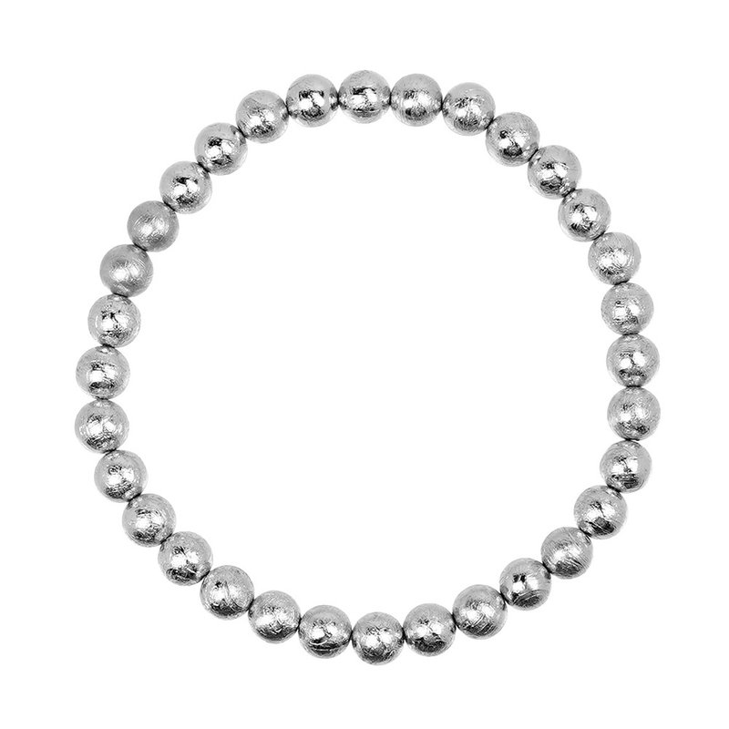 【正佳珠寶】天鐵 頂級天鐵隕石 6mm 天鐵鎳鐵隕石手珠 正佳珠寶 Gemsrich Jewelry｜手鍊/手環人氣榜 - Pinkoi