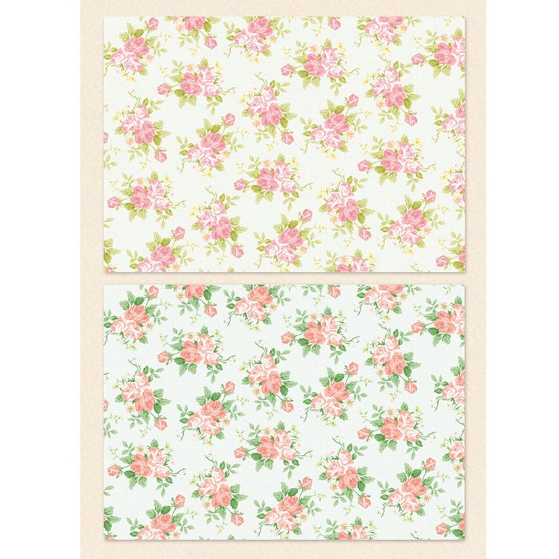 Floral A4 Double-Sided Paper 100sheets (ddatchi) honne market｜貼紙人氣榜 - Pinkoi
