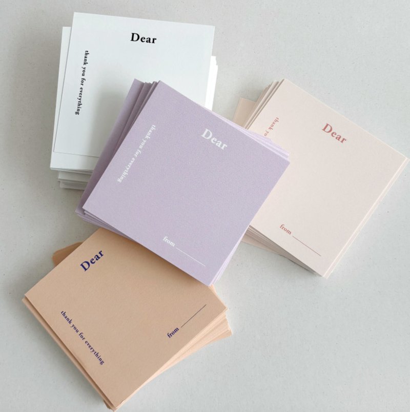 Dear Message Postcard ポストカード talkmade｜卡片/明信片人氣榜 - Pinkoi