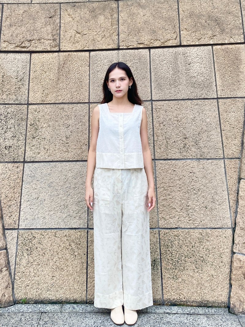 前貼口袋直筒褲 YUER 雨兒｜女長褲人氣榜 - Pinkoi